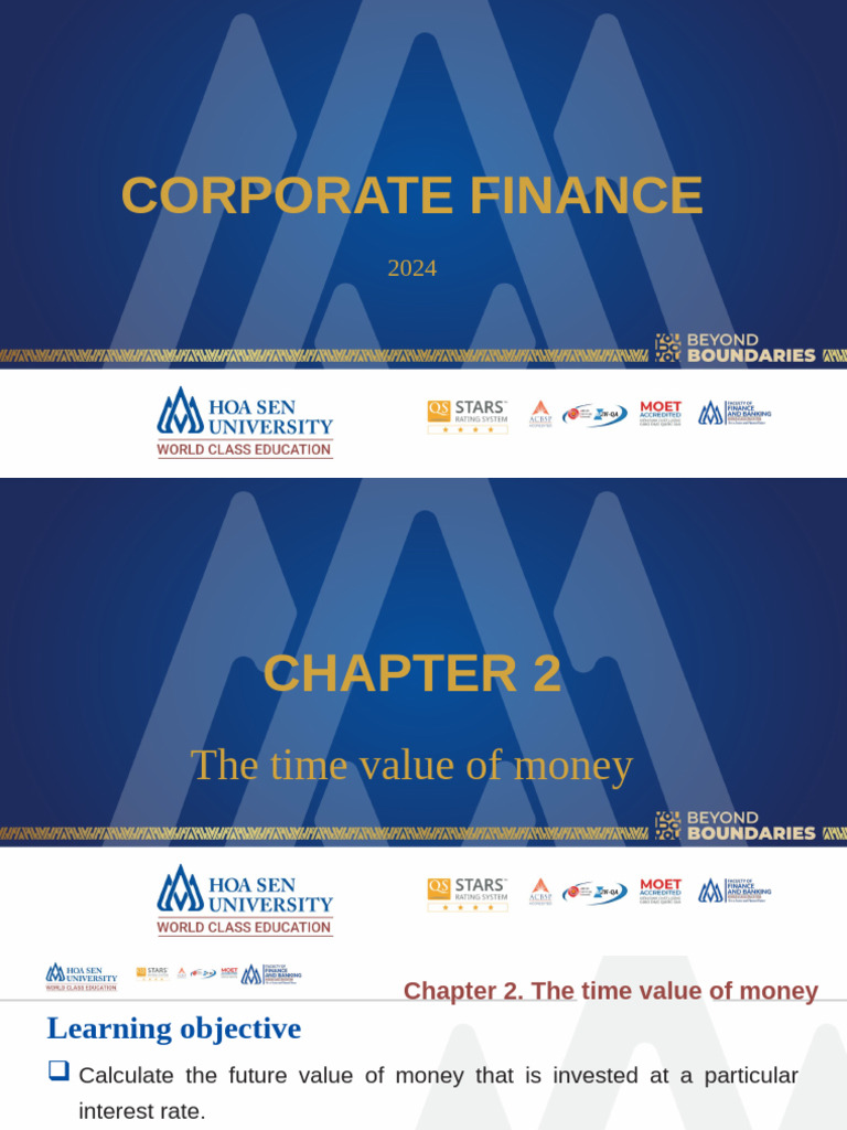 Chapter 2 - Time Value of Money | PDF | Time Value Of Money | Present Value