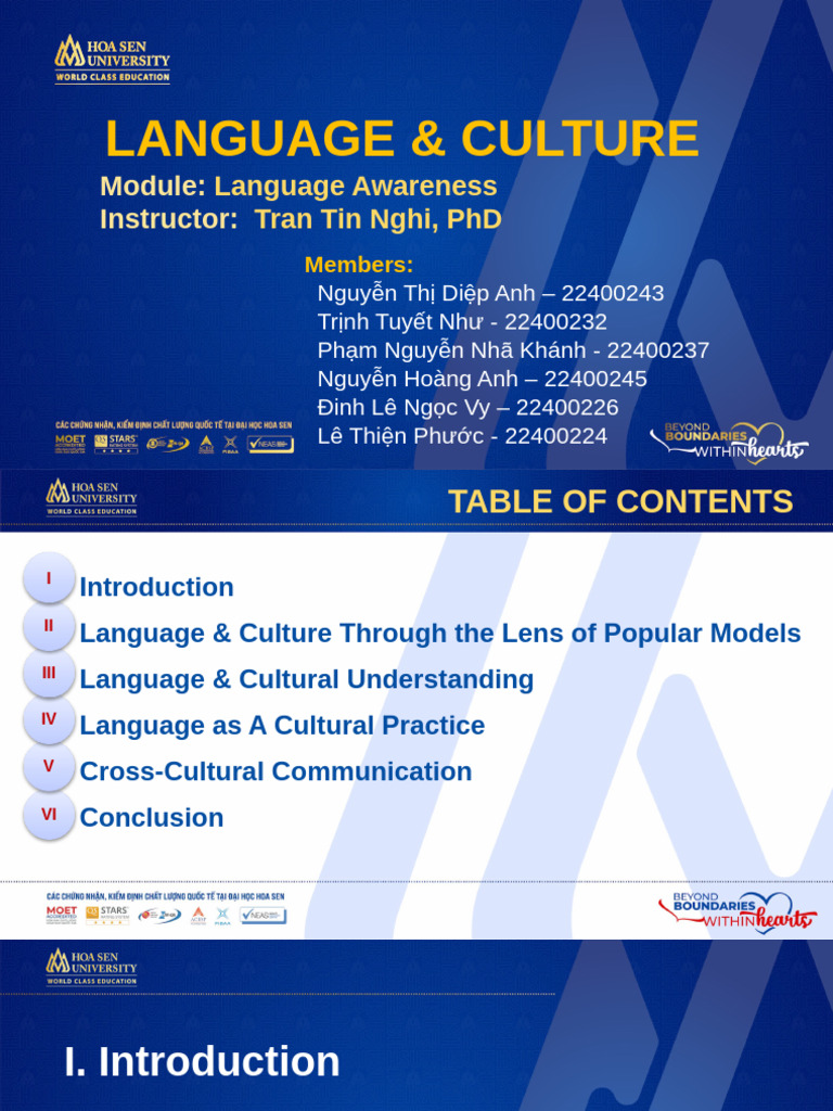 Language Awareness - Language & Culture | PDF | Communication | Cross ...