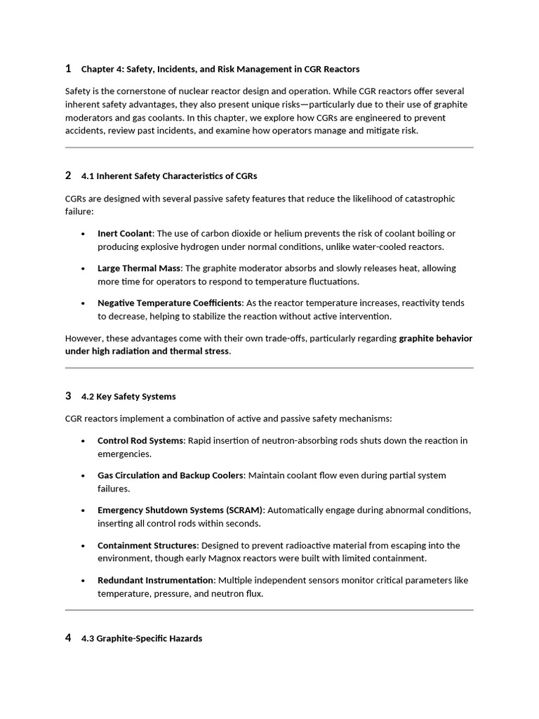 Inside The Core - The Science and Promise of CGR Reactors Chapter 4 | PDF | Nuclear Reactor ...
