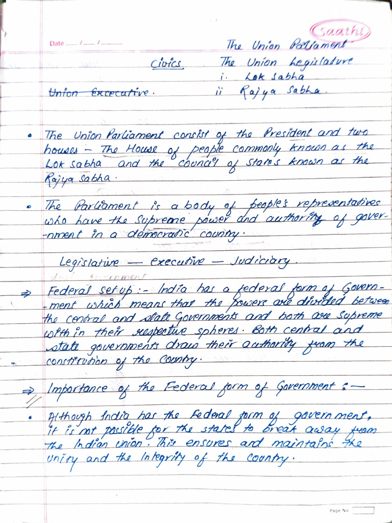 Parliament Notes | PDF
