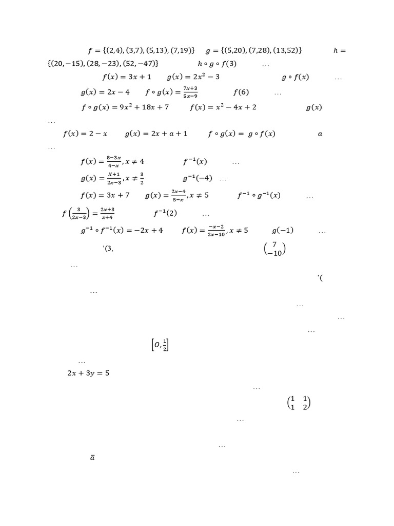 Latihan Soal Xi Genap | PDF