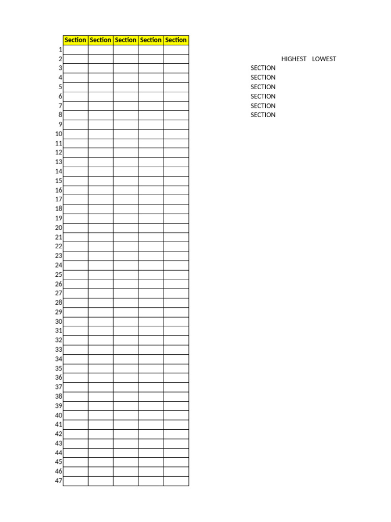Mean Mps Template | PDF
