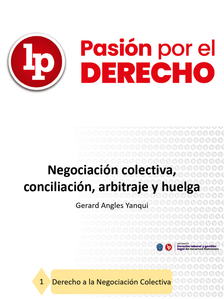 18N71Us7-Sesión-8-Conciliación-huelga-y-arbitraje-Gerard-Angles-Yanqui Negociación Colectiva ...