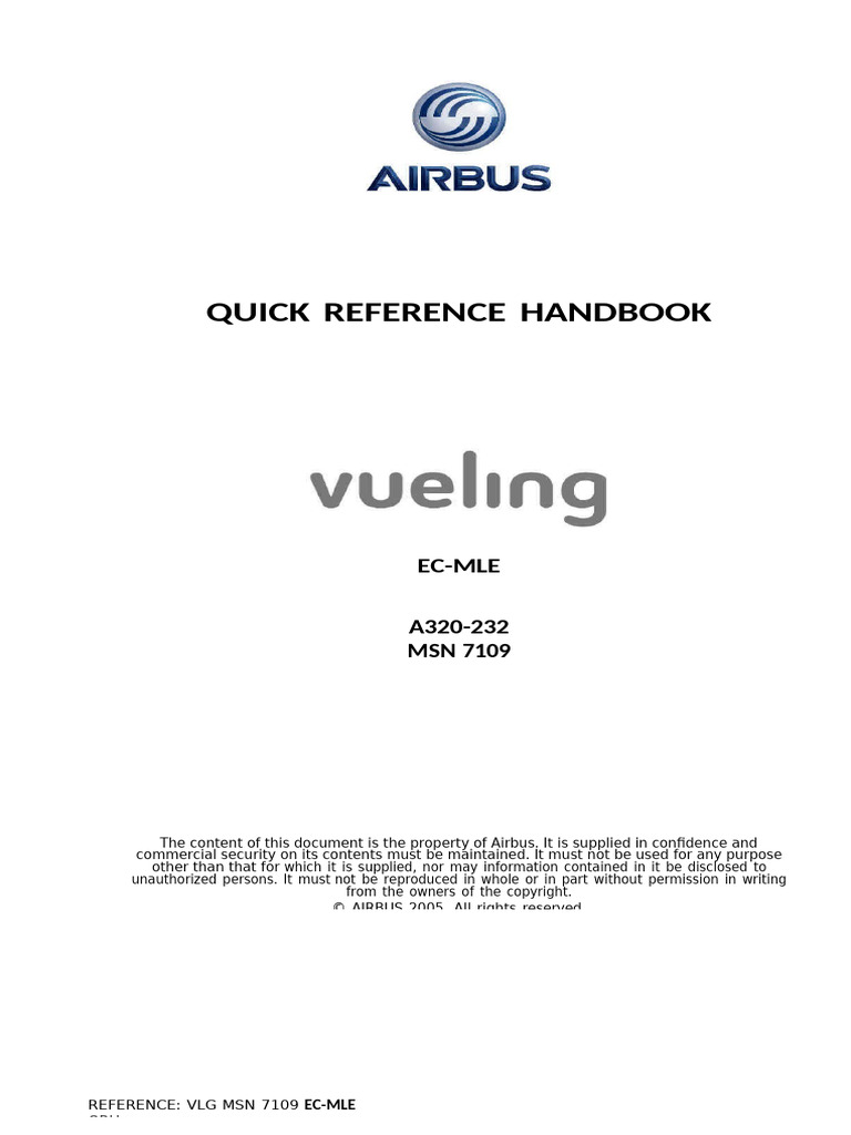 QRH A320 | PDF | Air Traffic Control | Aviation Safety