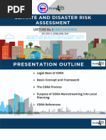 Urban Planners' Guide to CDRA | PDF | Hazards | Risk