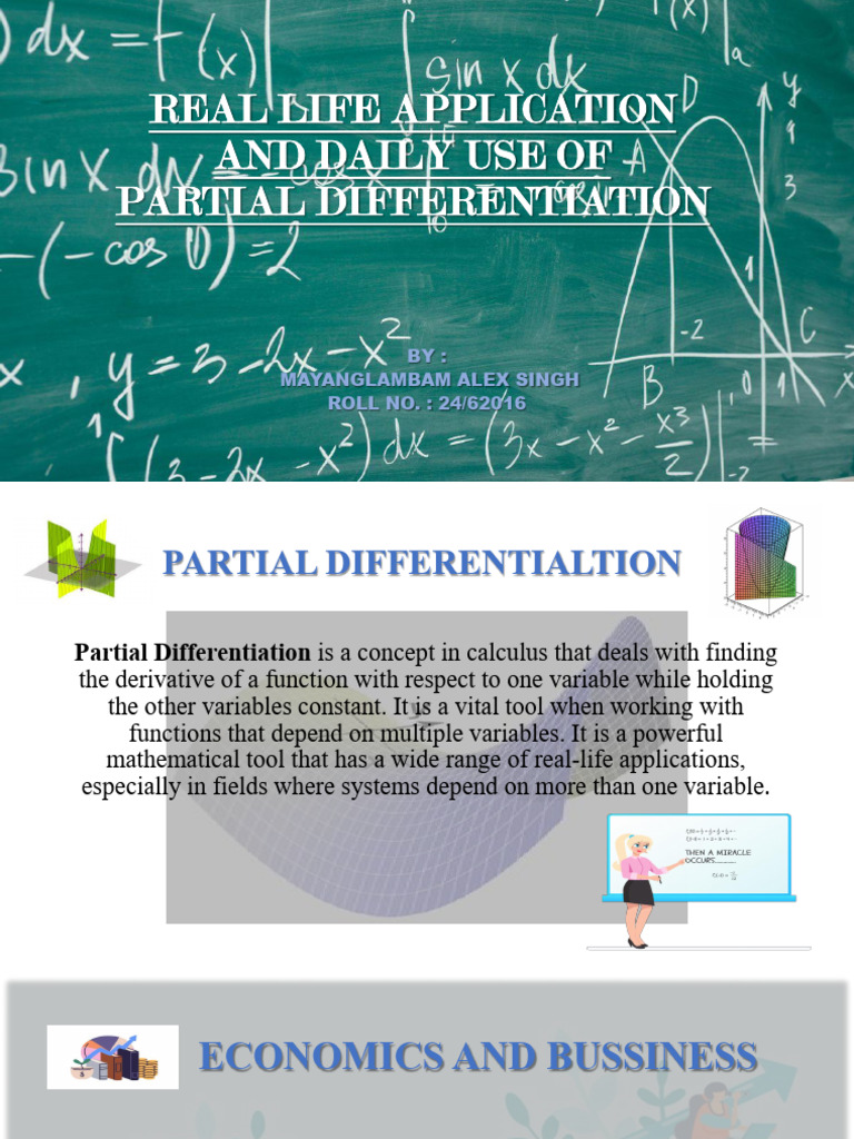 Real-Life Applications of Partial Derivatives | PDF | Derivative ...