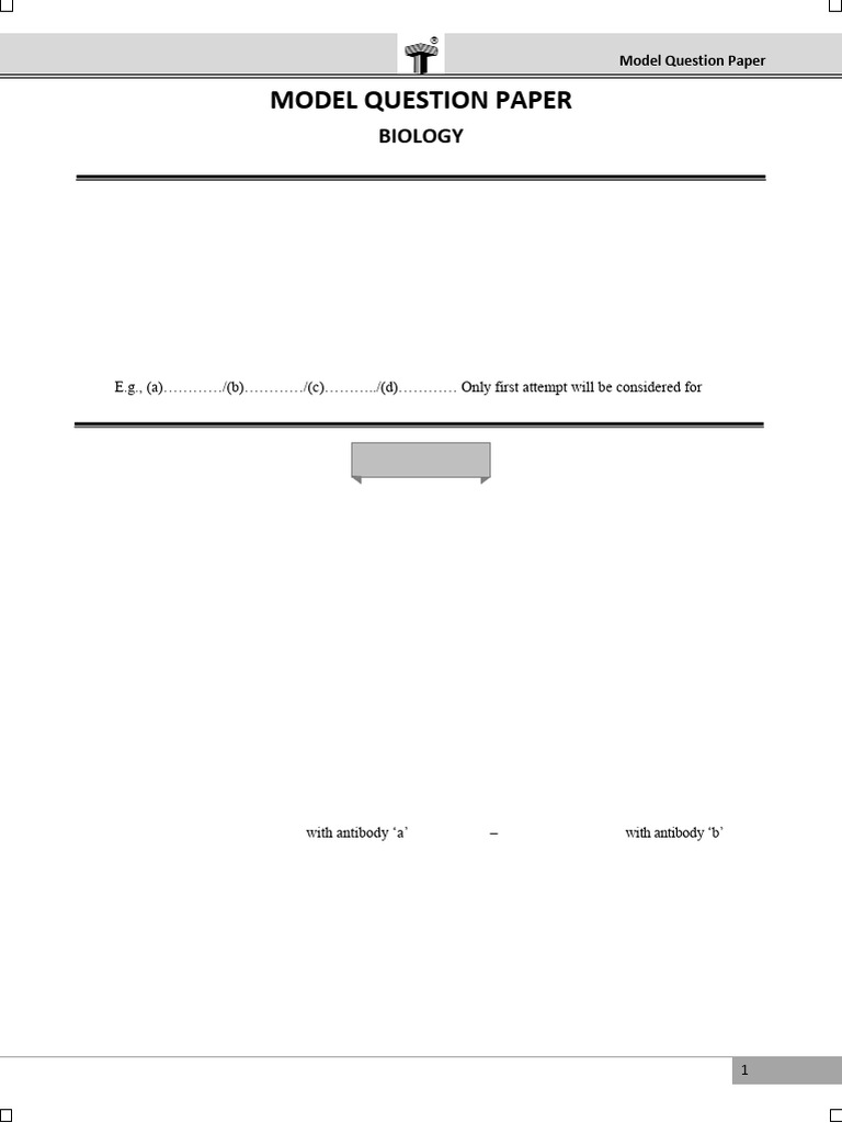Model Question Paper With Solution16389570651639118606 | PDF | Chemical ...