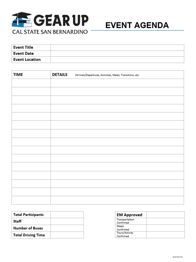 CHS. EAP Agenda - Griffith Observatory | PDF