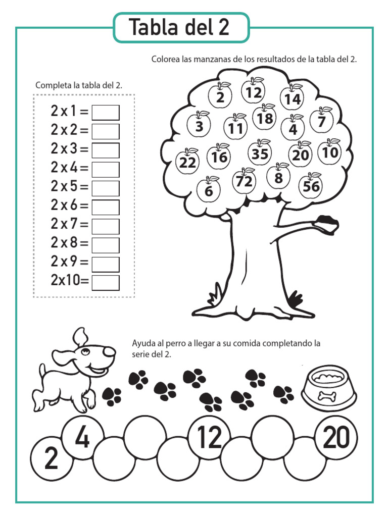 Actividades de Multiplicación para Niños | PDF
