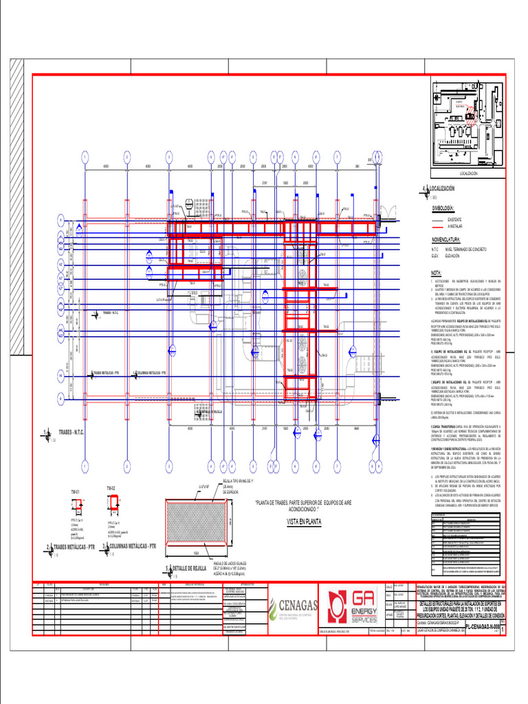 Est - Cuarto Electrico - V0-Plano - Est-02 - Planta de Trabes-Layout2 | PDF
