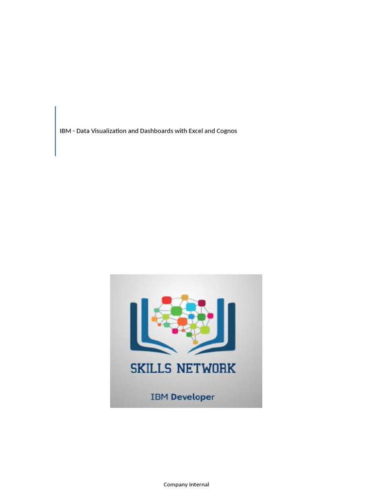 IBM - Data Visualization and Dashboards With Excel and Cognos | PDF ...