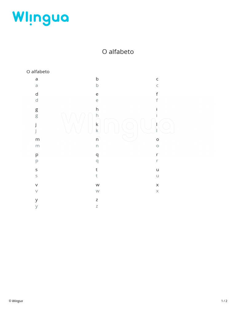 001 Alfabeto e Acento | PDF
