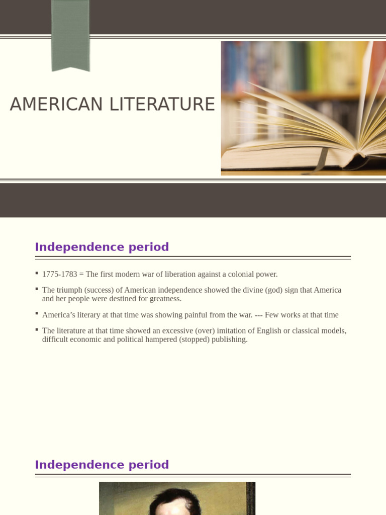 American Literature History | PDF | Walden | Henry David Thoreau