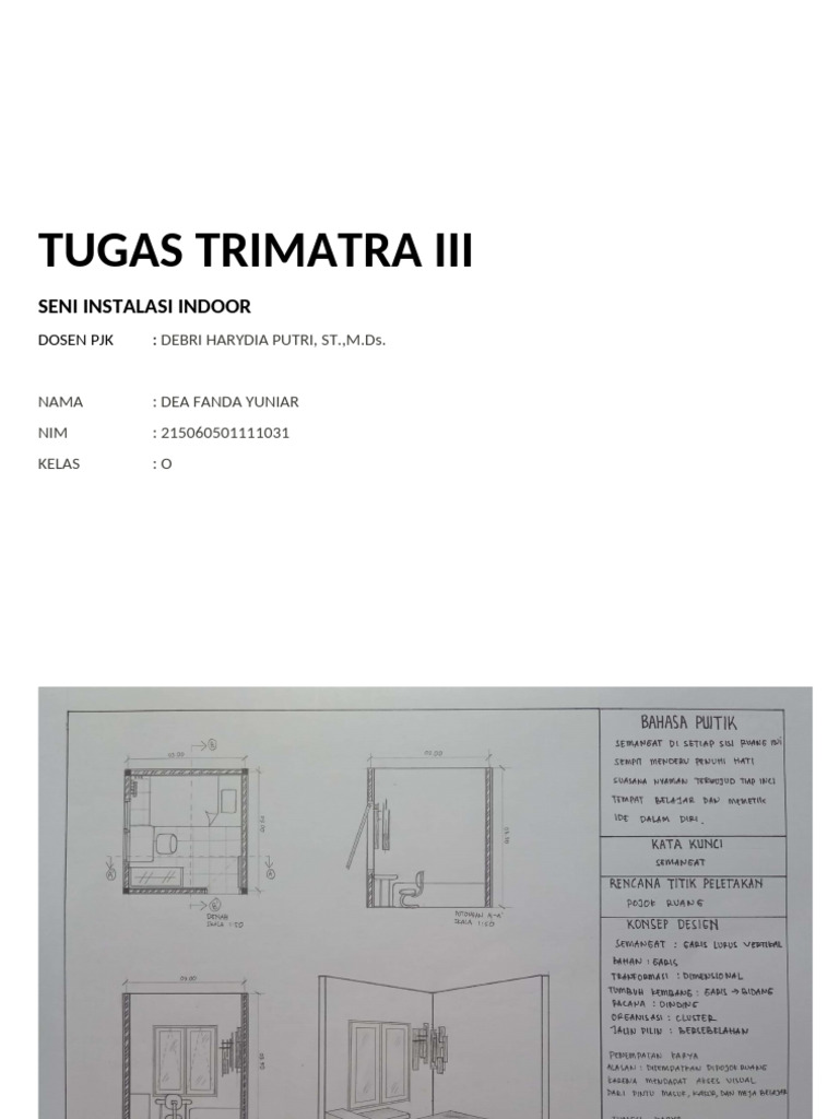 DM - O - Dea Fanda Yuniar - Tri Matra Indoor Revisi | PDF