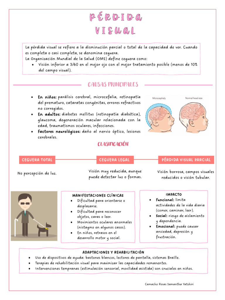 Pérdida visual | PDF | Discapacidad visual | Percepción visual