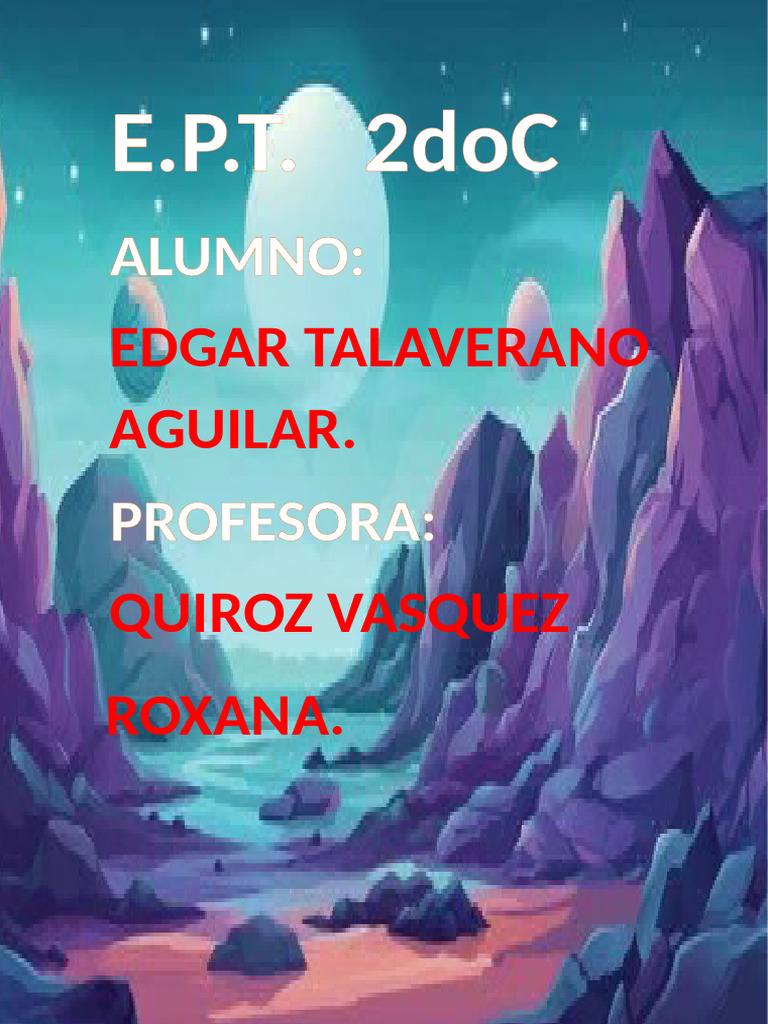 E.P.T. 2doc: Alumno | PDF