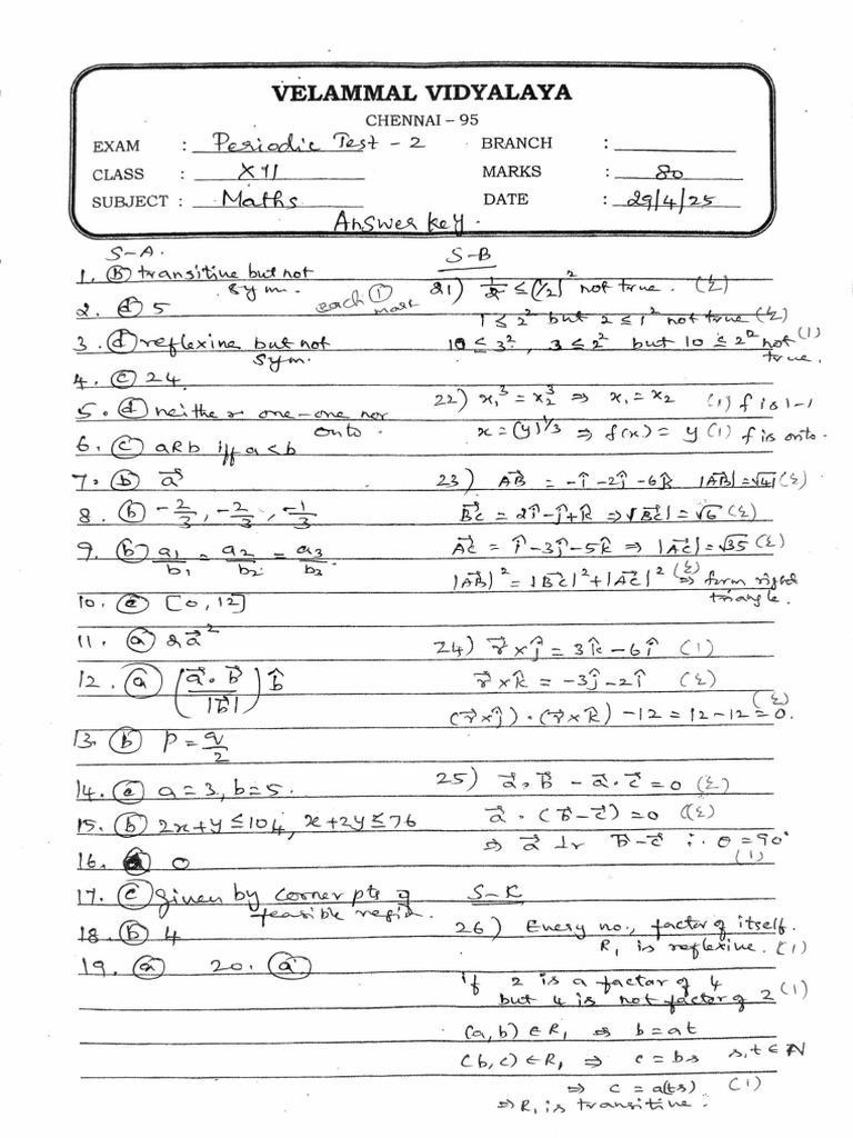 Class 12 Maths PT2 Ak | PDF
