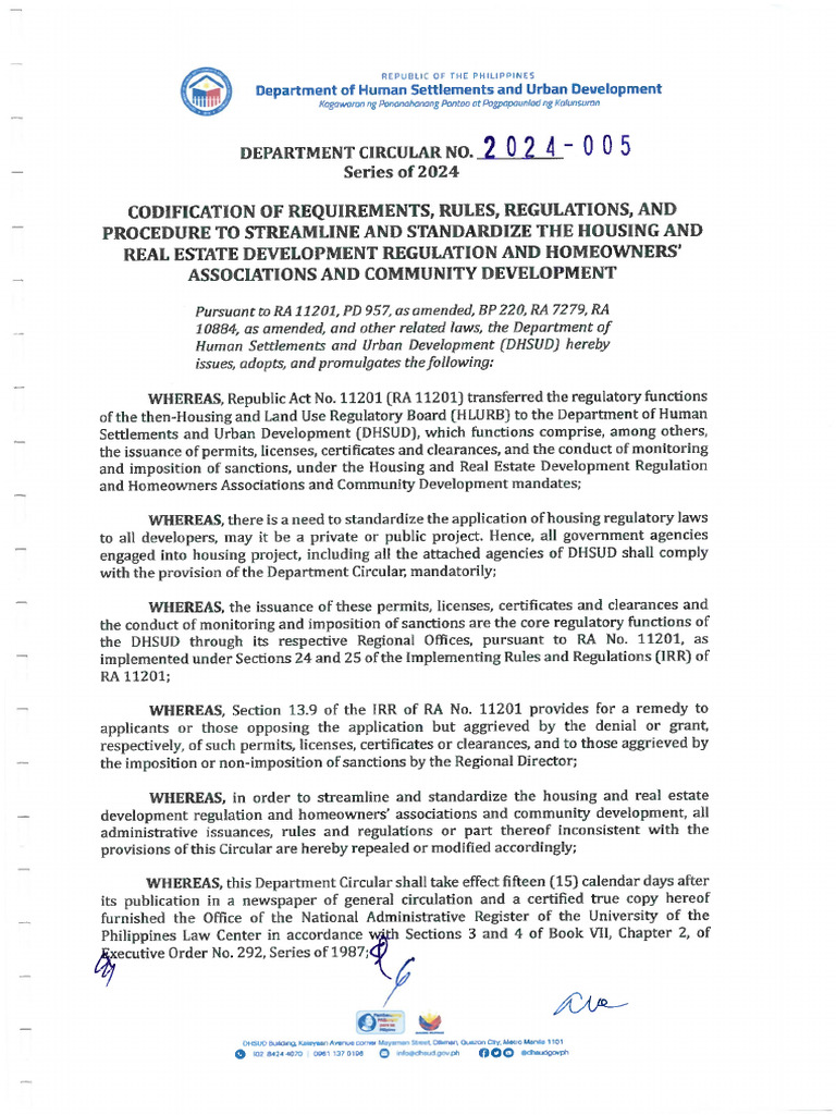 Department-Circular-No-2024-005 - CODIFICATION | PDF