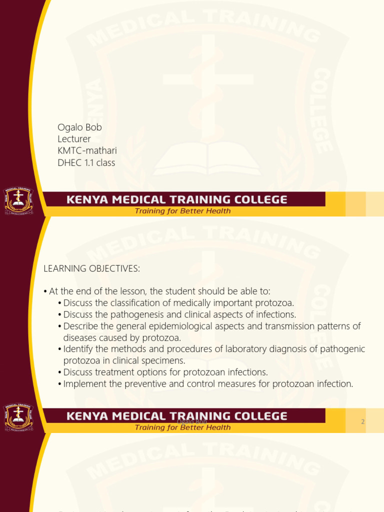 1.2 Medical Protozology | PDF | Protozoa | Parasitism