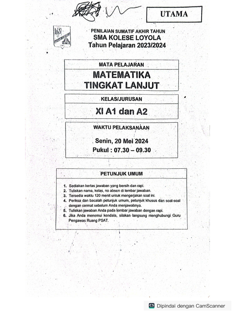 Psat 11 SMSTR 2 | PDF