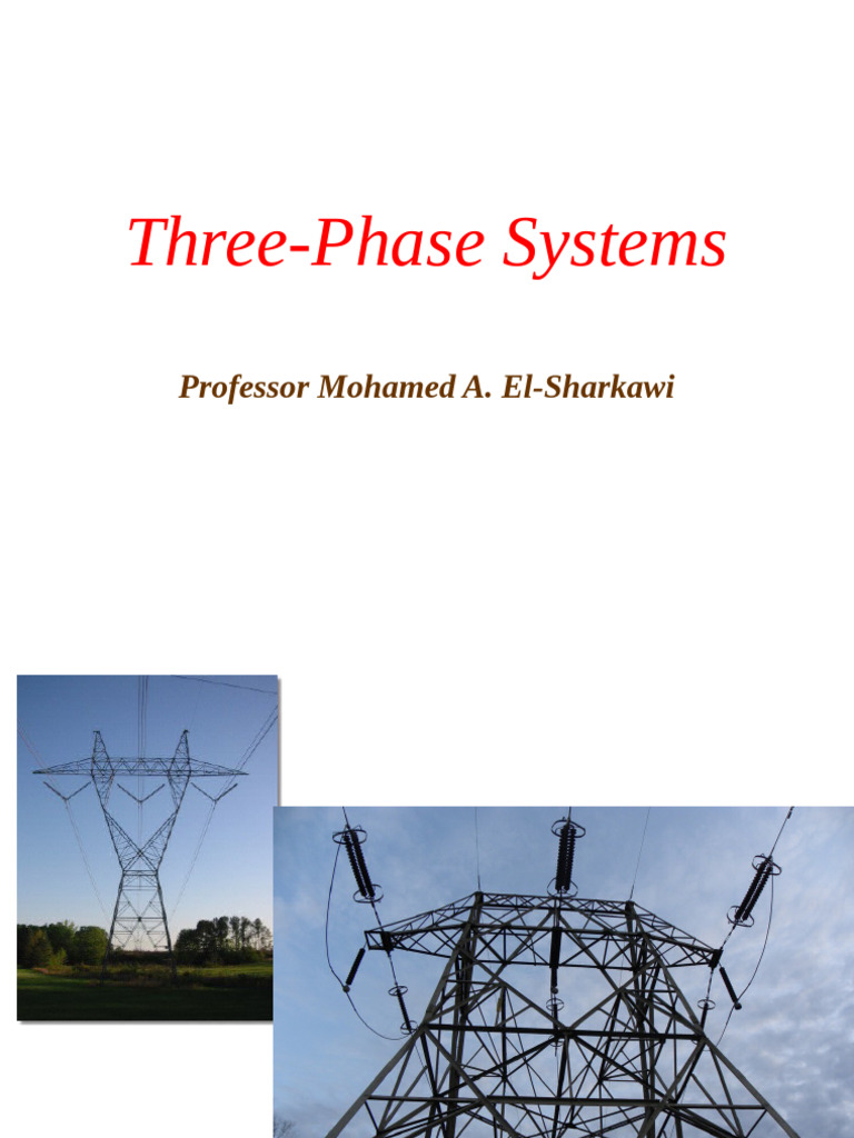 Three Phase Power Systems | PDF | Alternating Current | Electric Generator