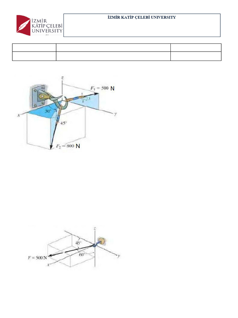 ME122 Statics Homework 3 Analysis | PDF