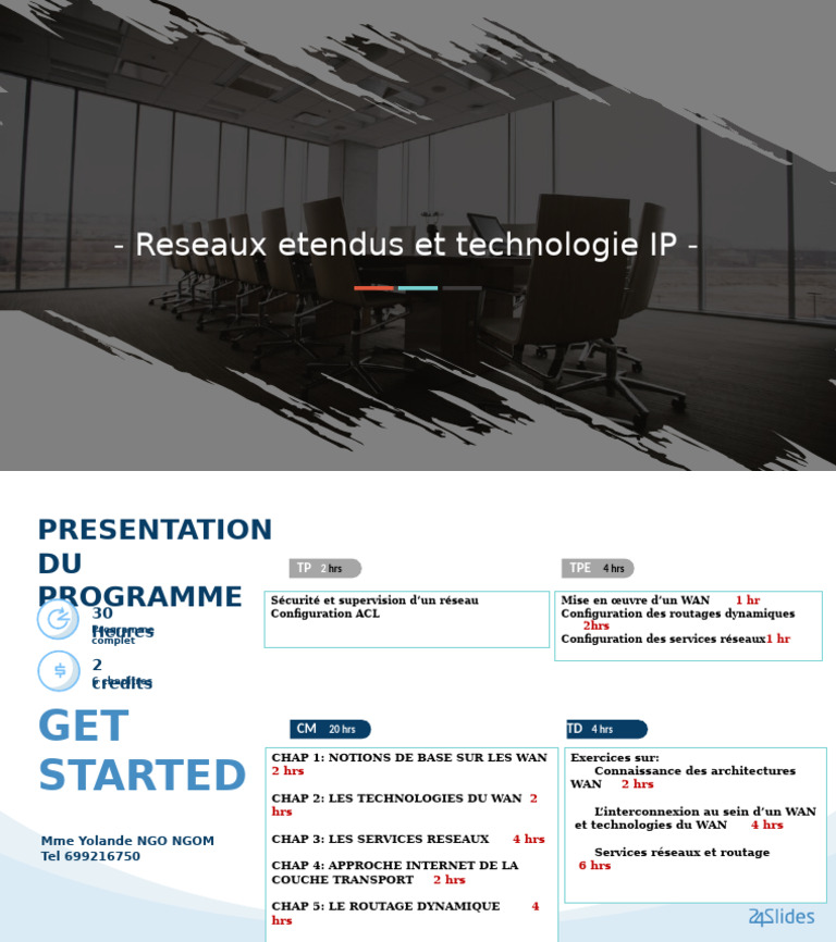 CHAP0 - PRESENTATION DU PROGRAMME | PDF