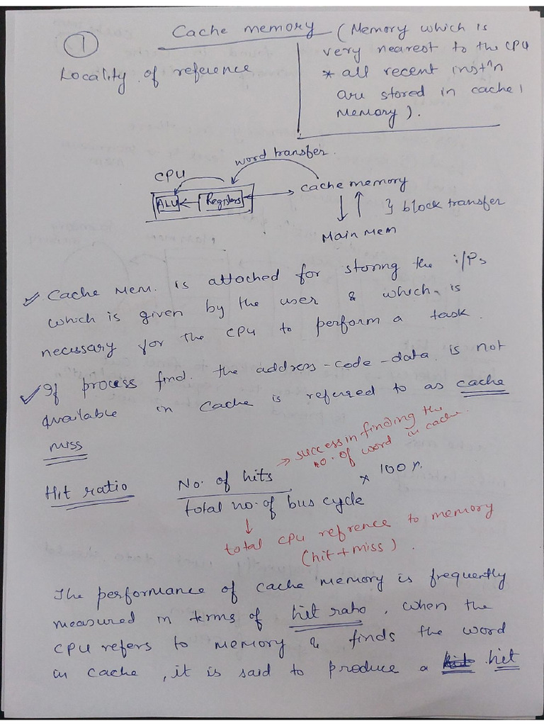 Cache Memory Pdf