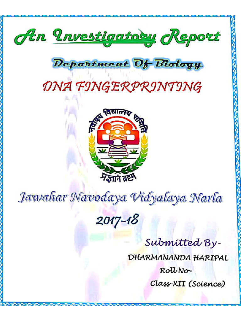 Investigatory Project Biology Class 12 | PDF