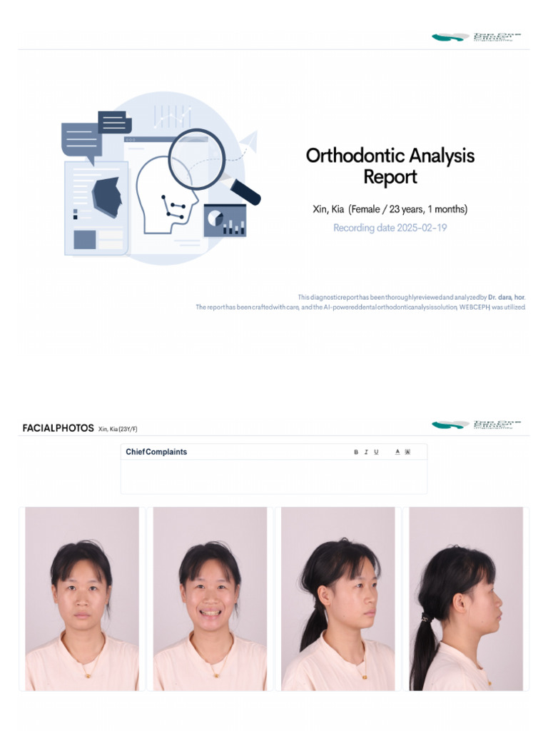 Orthodontic Analysis Presentation | PDF