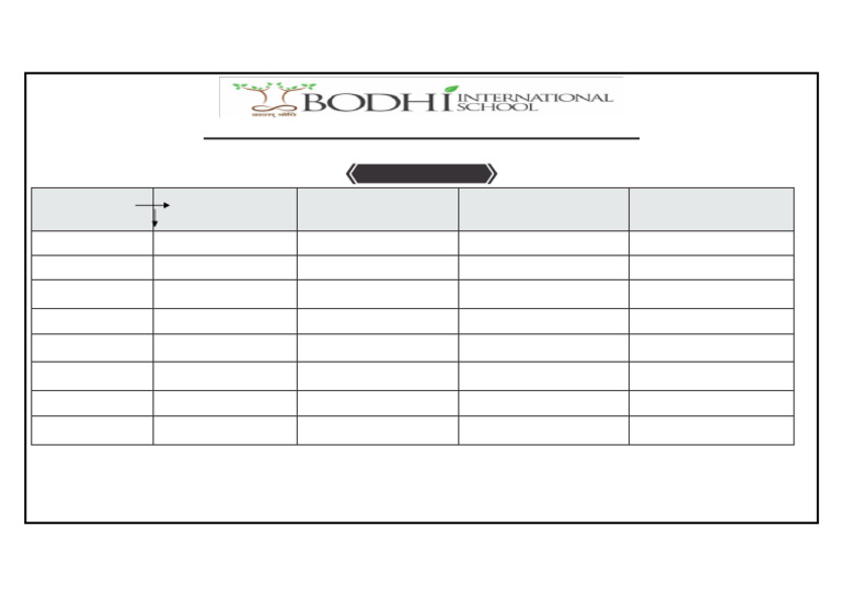 Time Table For PT 1 2025-26 CAIE PDF 2 | PDF