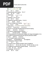 Matematik Majburiy Blok Testlari | PDF