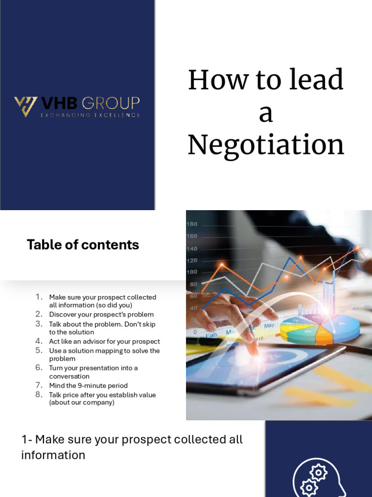 How To Lead Your Negotiation | PDF | Sales | Conversation