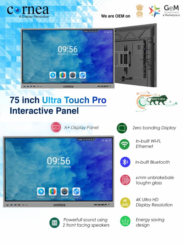 75 Inch Ultra Touch Pro | PDF | Consumer Electronics | Computer Hardware
