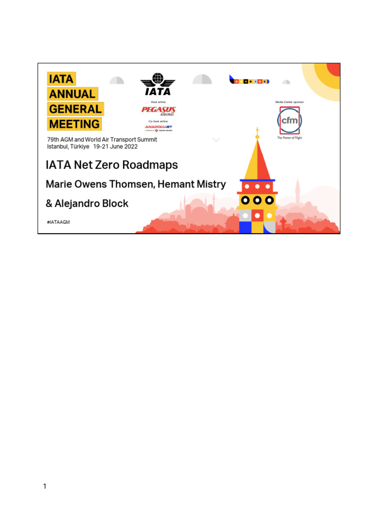 IATA Netzero Roadmap_Noted | PDF | Climate Change Mitigation ...