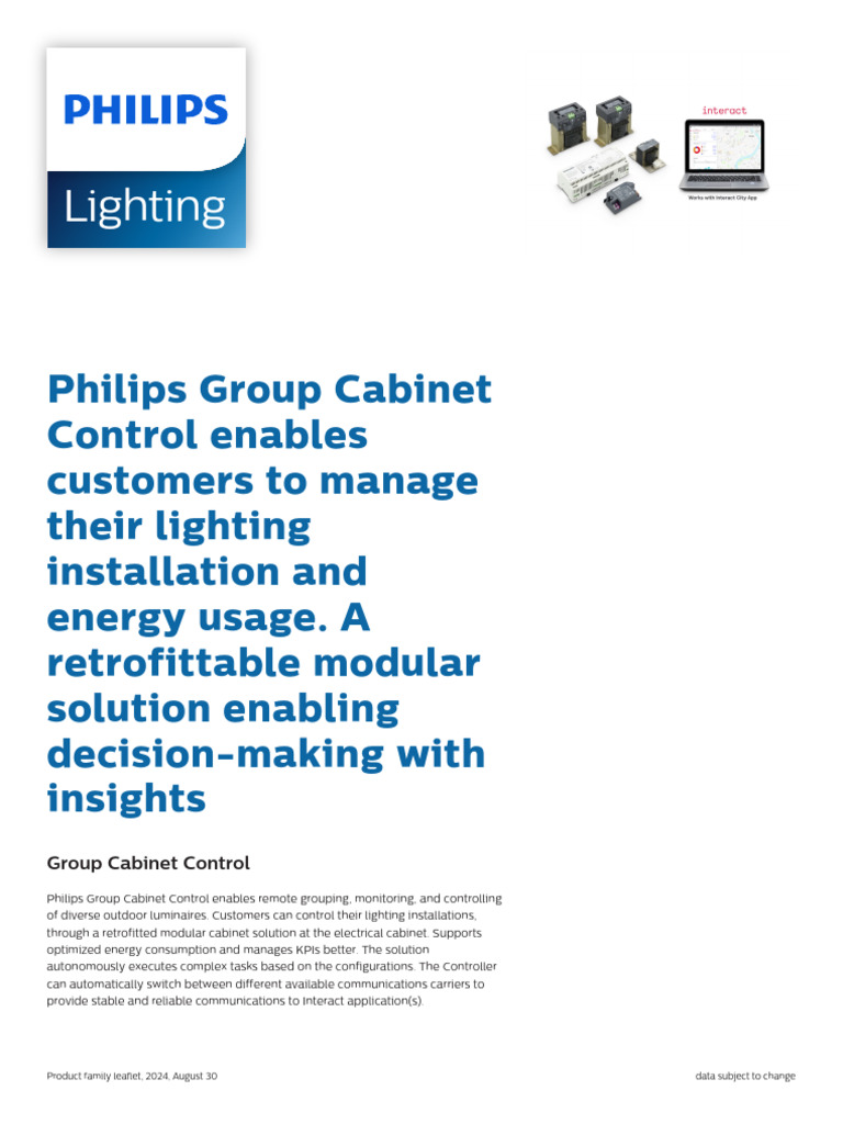 Localized Commercial Leaflet Group Cabinet Control en AA | PDF ...