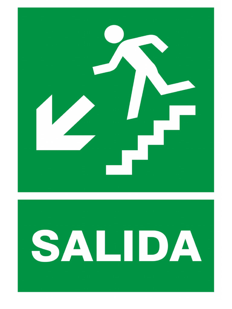 SEÑALETICA SALIDA ESCALERAS | PDF