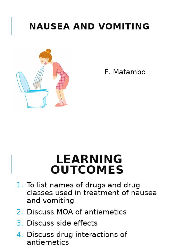 Nausea and Vomiting | PDF | Vomiting | Nausea