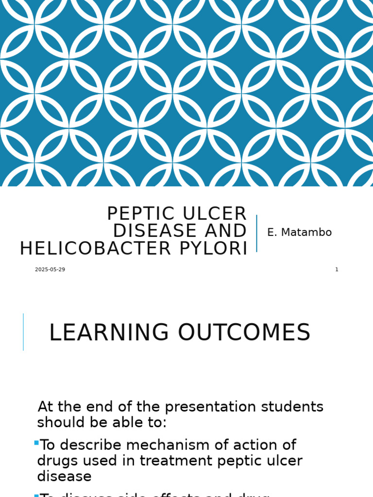 01. Pud, h. Pylori & Antiflatulants | PDF | Drugs
