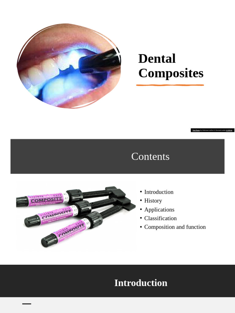 Overview of Dental Composites | PDF | Dental Composite | Composite Material