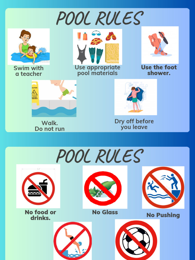 Multicolour Illustrated Simple Classroom Rules Poster | PDF