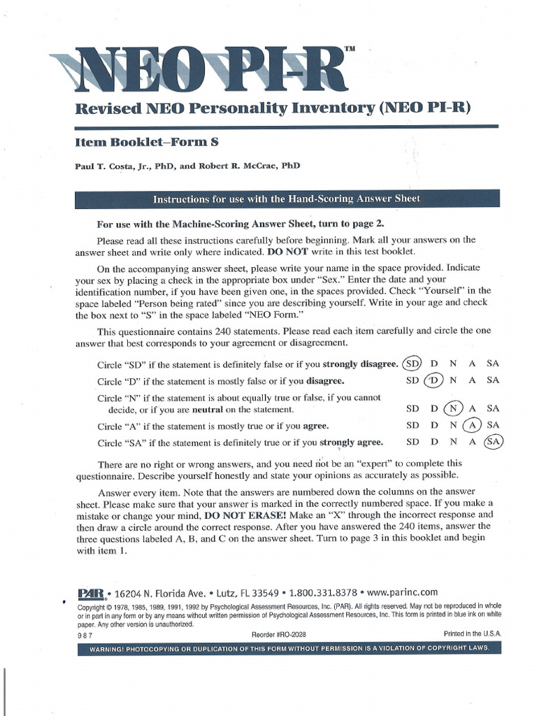 Neo PIR. Scanned. Questions | PDF