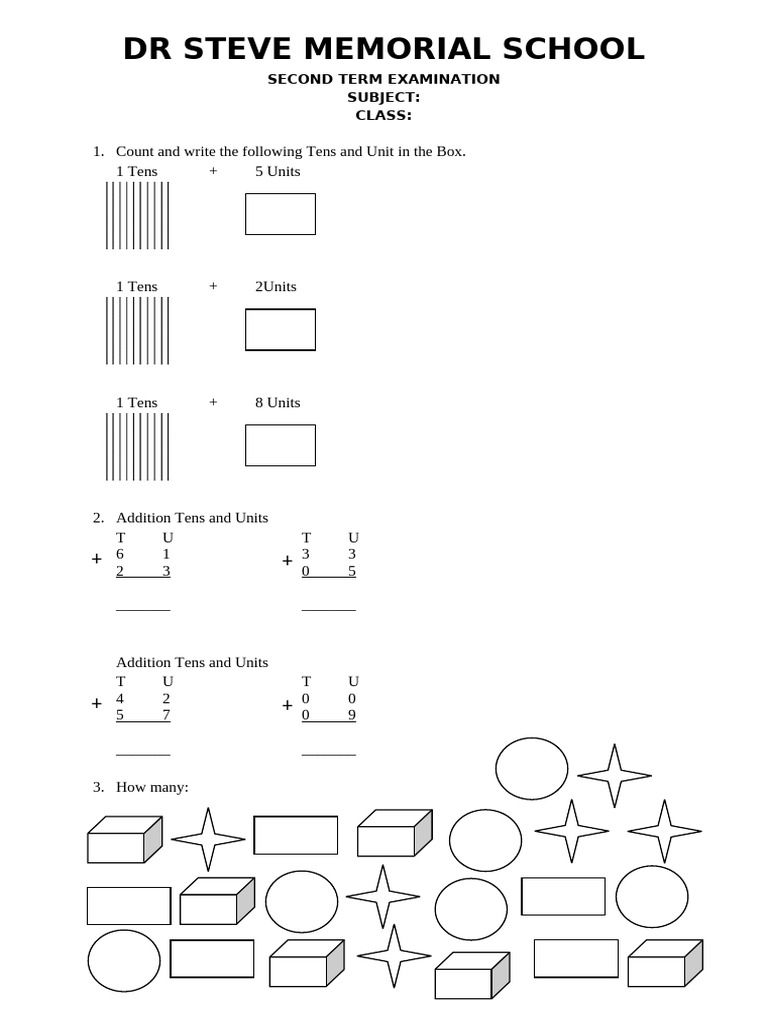 DR Steve Memorial School | PDF | Mathematics