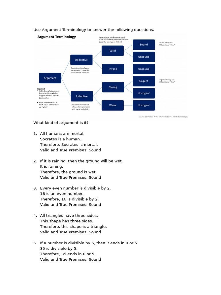 Practice Concept Argument | PDF | Argument | Logic