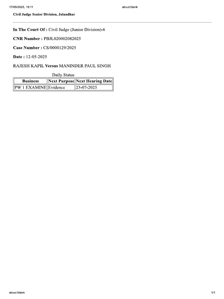 Rajesh Kapil 1 | PDF