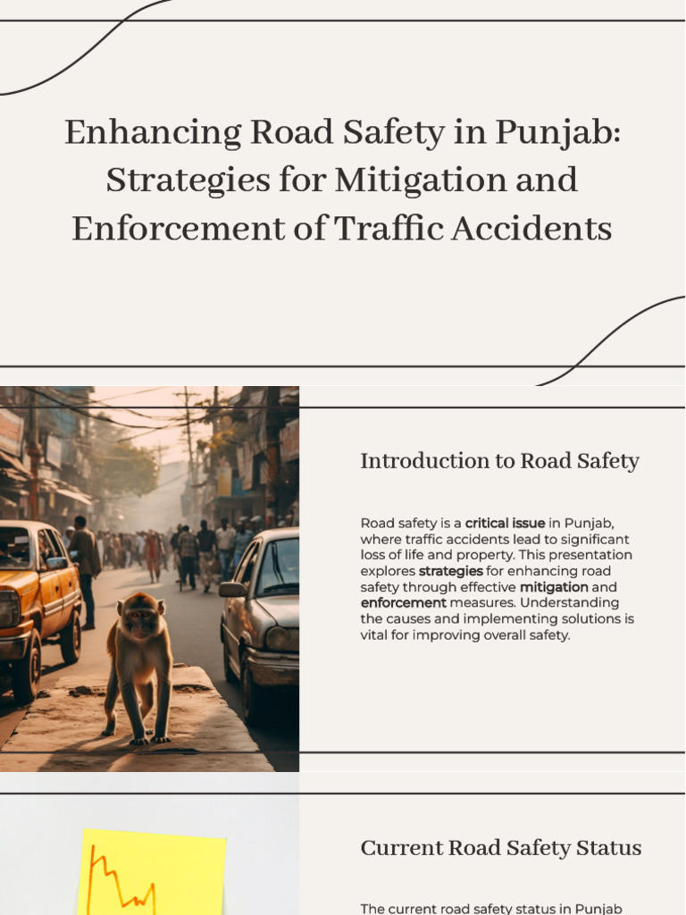 Slidesgo Enhancing Road Safety in Punjab Strategies For Mitigation and ...