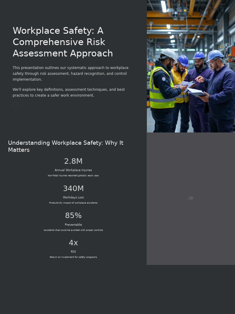 Workplace Safety A Comprehensive Risk Assessment Approach | PDF ...