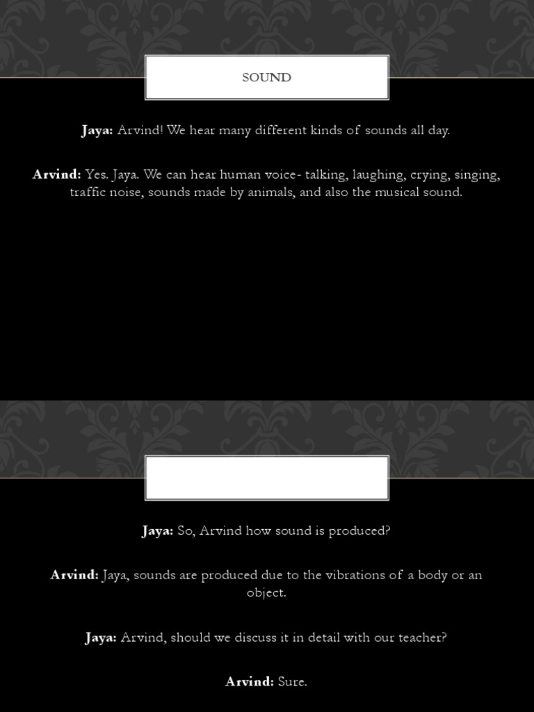 Sound Class 9 Physics | PDF