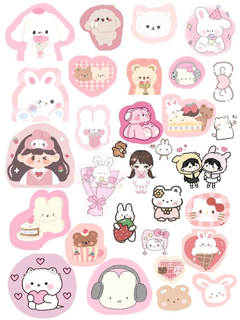 Pink Sticker Sheet | PDF