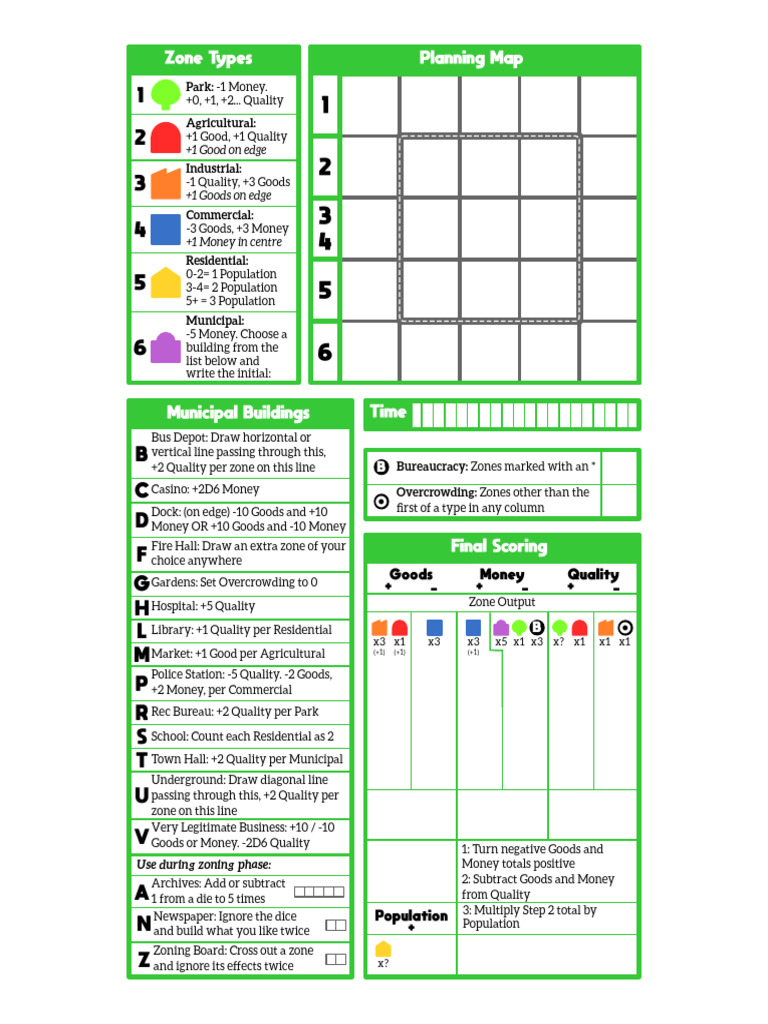 Bittyburg Civic Pride Large Playsheet 08 | PDF